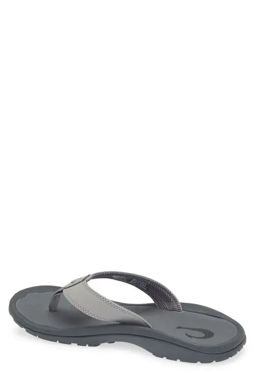 Olukai Ohana Flip Flop - Sharkskin/dk Shadow