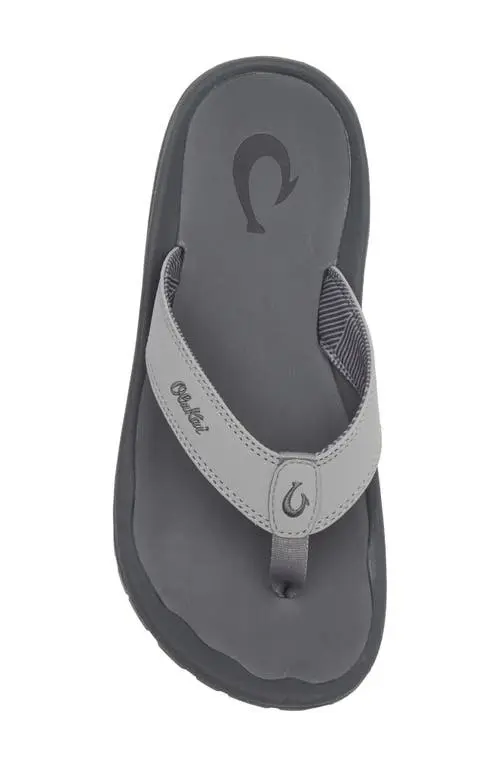 Olukai Ohana Flip Flop - Sharkskin/dk Shadow