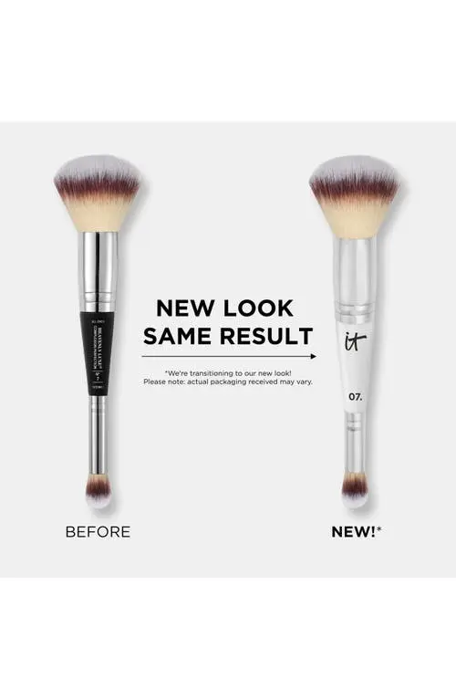 IT COSMETICS Heavenly Luxe Dual Airbrush Concealer And Foundation Brush - No Color
