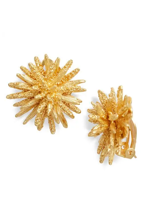 KARINE SULTAN Statement Clip-on Earrings - Gold