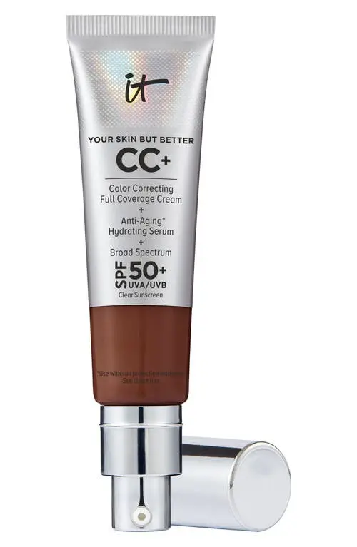 IT COSMETICS Cc+ Color Correcting Full Coverage Cream Spf 50 - Deep Bronze