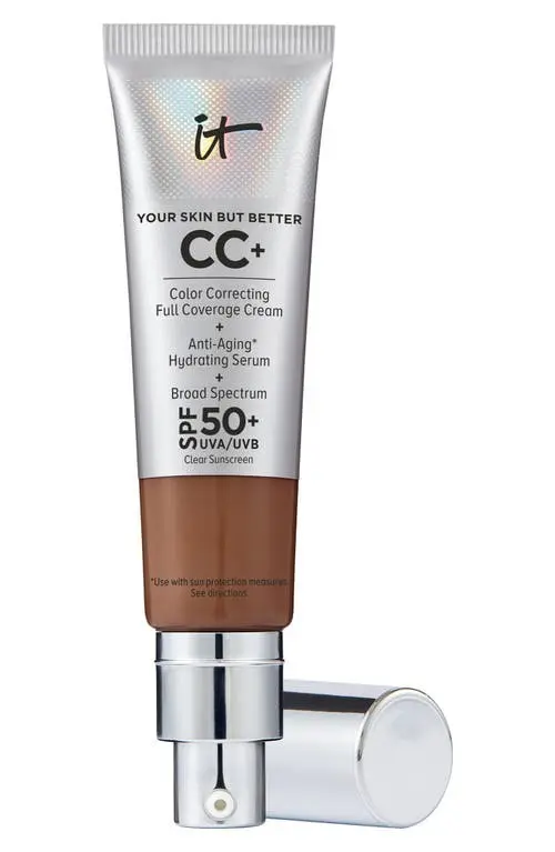 IT COSMETICS Cc+ Color Correcting Full Coverage Cream Spf 50 - Deep Honey