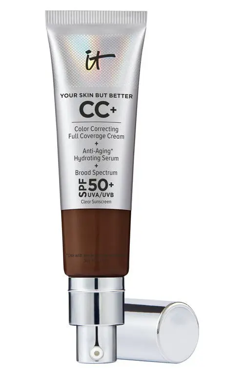 IT COSMETICS Cc+ Color Correcting Full Coverage Cream Spf 50 - Deep Mocha