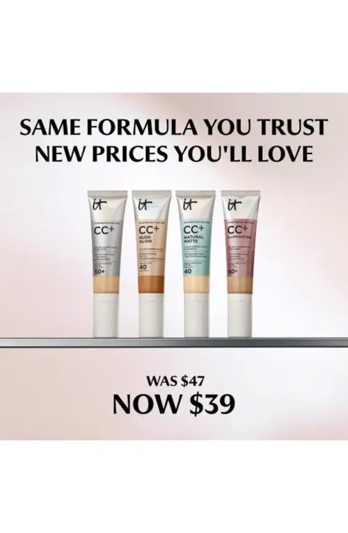 IT COSMETICS Cc+ Color Correcting Full Coverage Cream Spf 50 - Light Medium