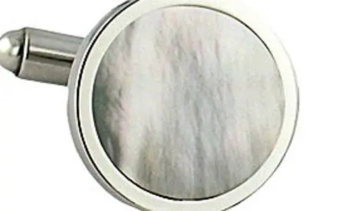 David Donahue Mother-of-pearl Cuff Link & Stud Set