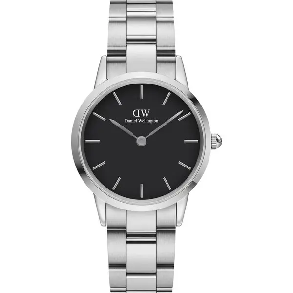 DANIEL WELLINGTON Iconic Bracelet Watch - Black/silver