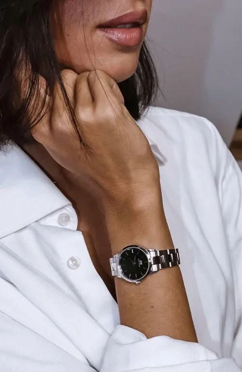 DANIEL WELLINGTON Iconic Bracelet Watch - Black/silver