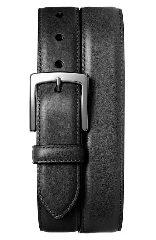 Shinola Bedrock Leather Belt - Black