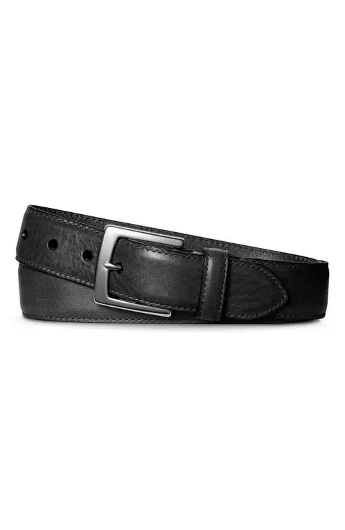 Shinola Bedrock Leather Belt - Black