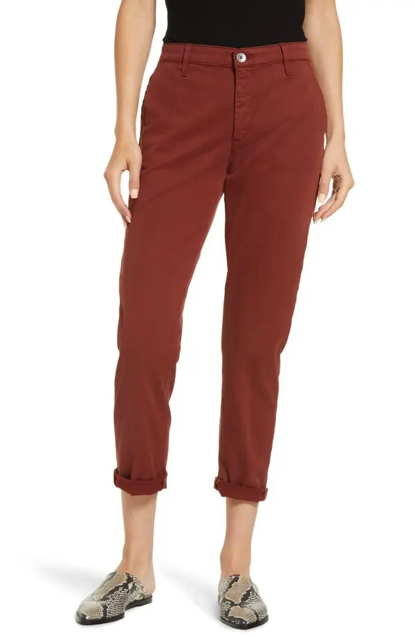 Ag Caden Crop Twill Trousers