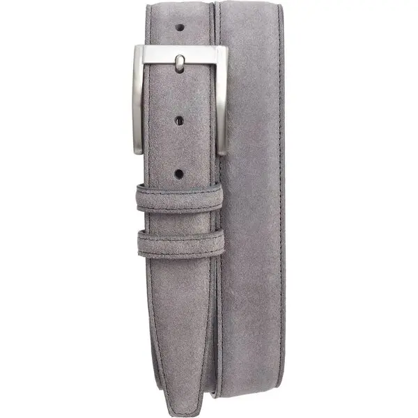 Torino Suede Belt - Grey
