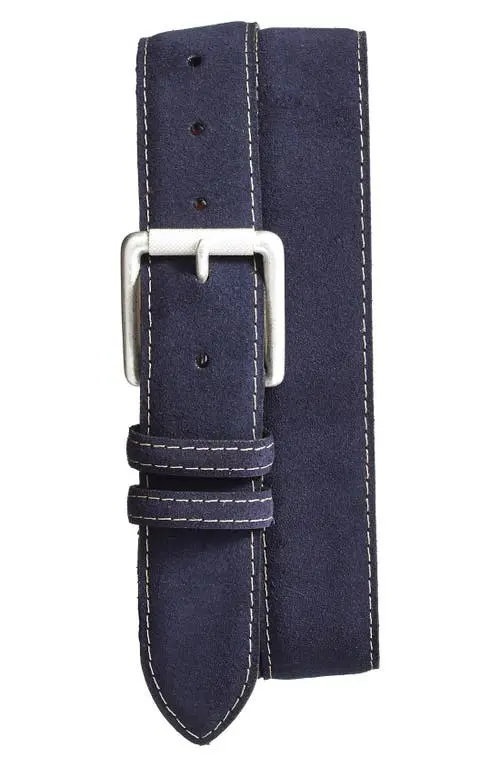 Torino Suede Belt - Navy