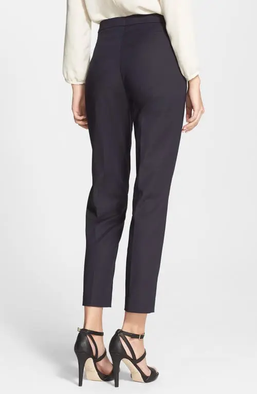 Akris Franca Techno Cotton Blend Trousers - Deep Navy