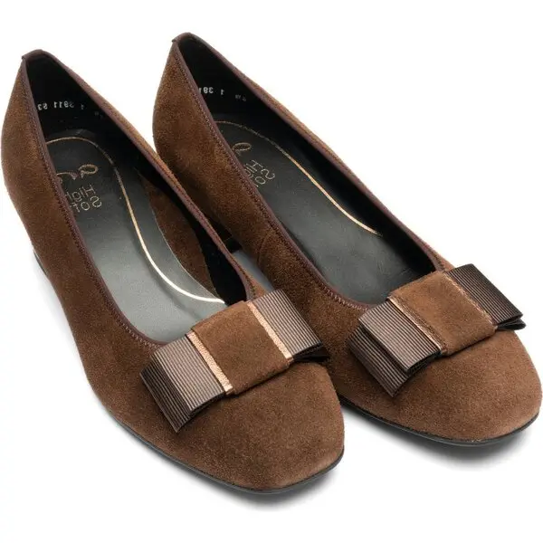 ARA Garnet Suede Pump - Mocca