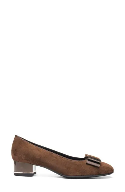 ARA Garnet Suede Pump - Mocca