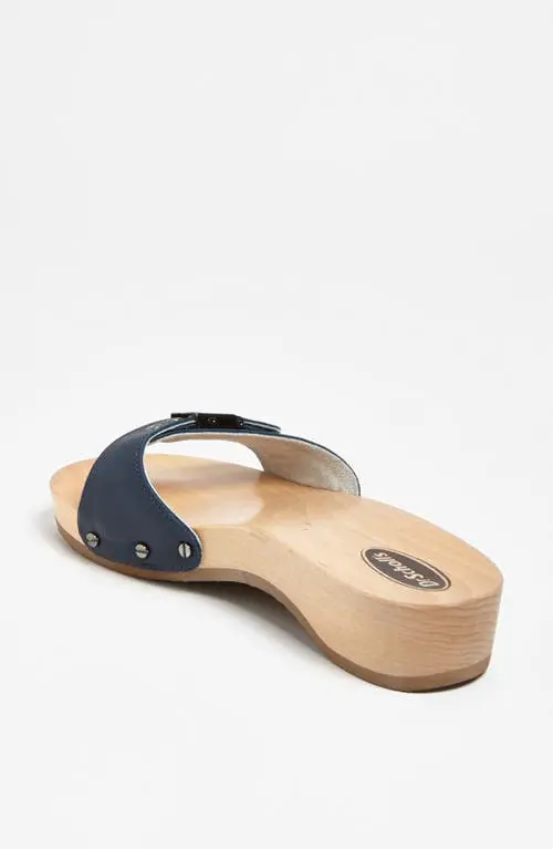 Dr. Scholl'S Original Collection Platform Slide Sandal - Navy