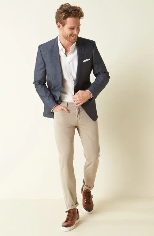 Ag Tellis Sueded Stretch Sateen Pants - Desert Stone