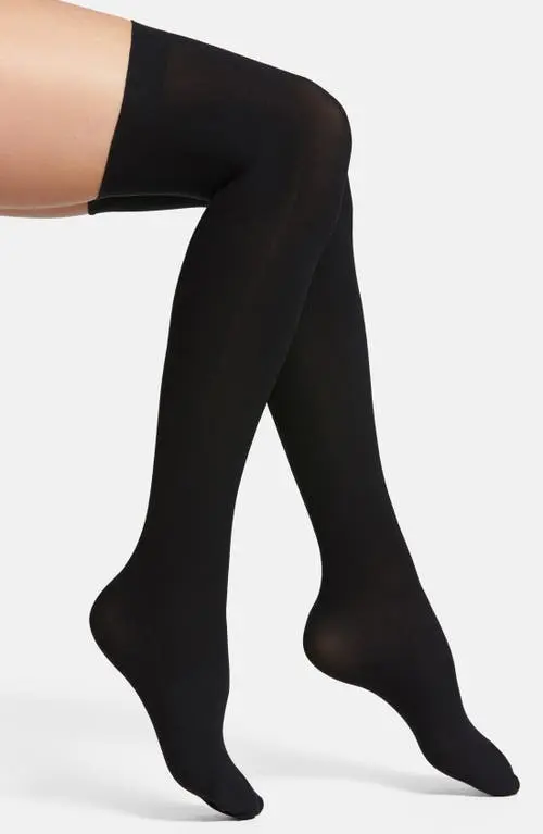 Commando Up All Night Thigh High Stockings - Black