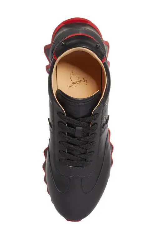 CHRISTIAN LOUBOUTIN Loubishark Low Top Sneaker - Black
