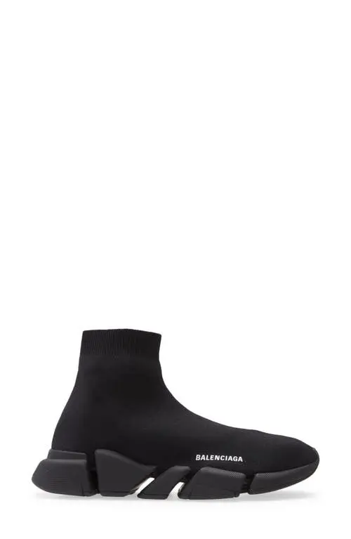 Balenciaga Speed Lt 2.0 Knit Slip-on - 1013 Black