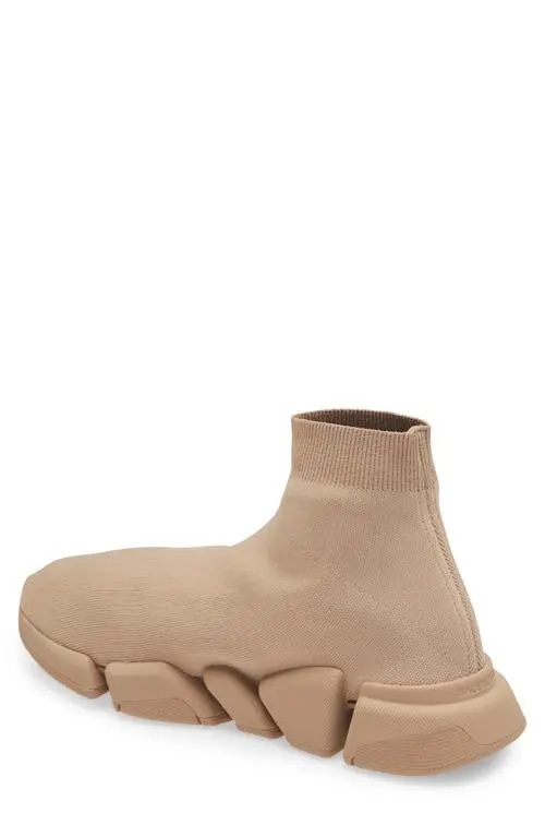 Balenciaga Speed Lt 2.0 Knit Slip-on - Beige