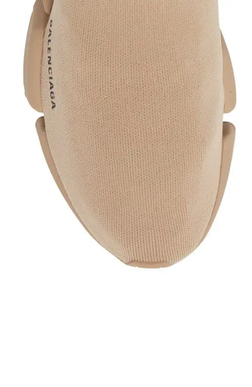 Balenciaga Speed Lt 2.0 Knit Slip-on - Beige