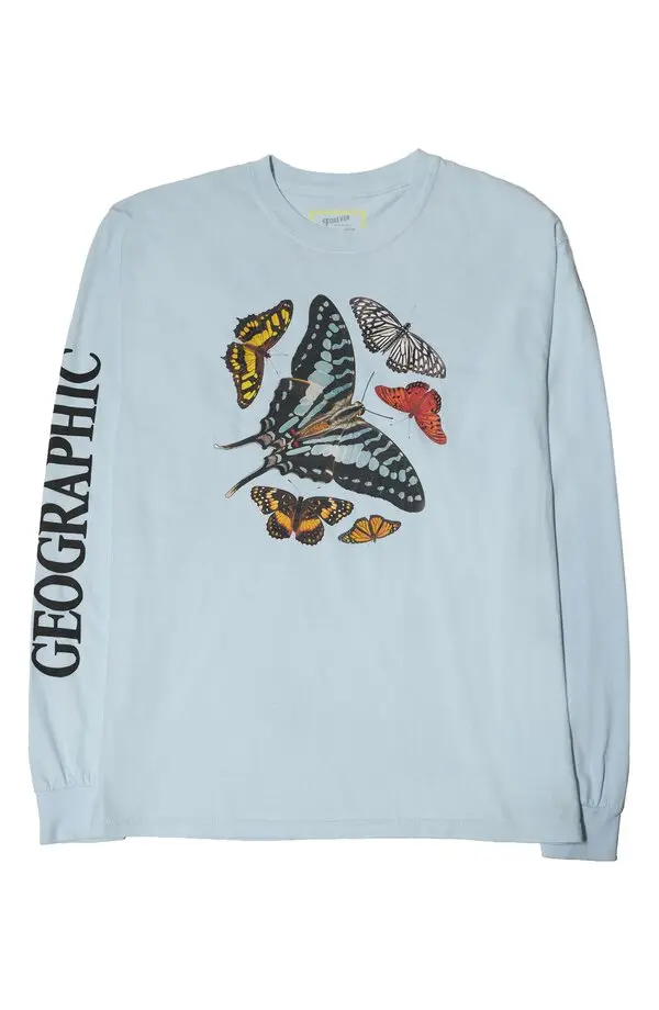 PARKS PROJECT X National Geographic Butterfly Long Sleeve Graphic Tee