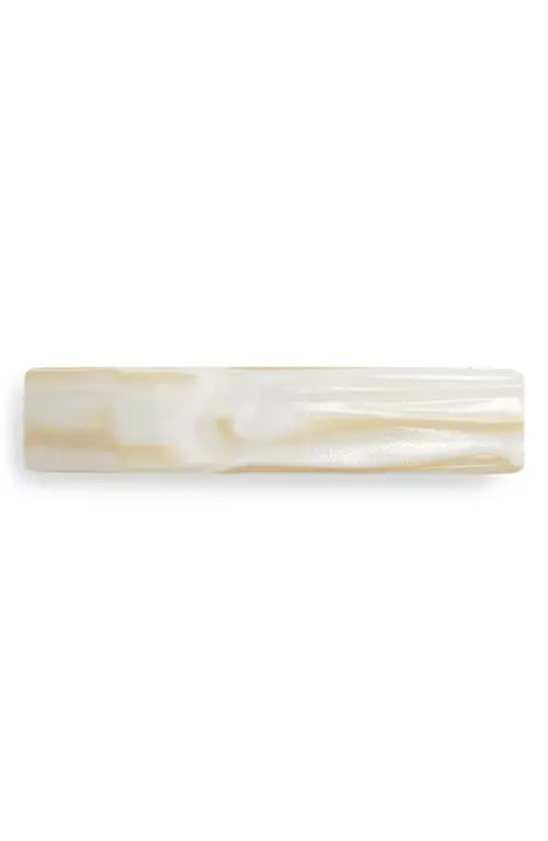 France Luxe Rectangular Barrette - Alba