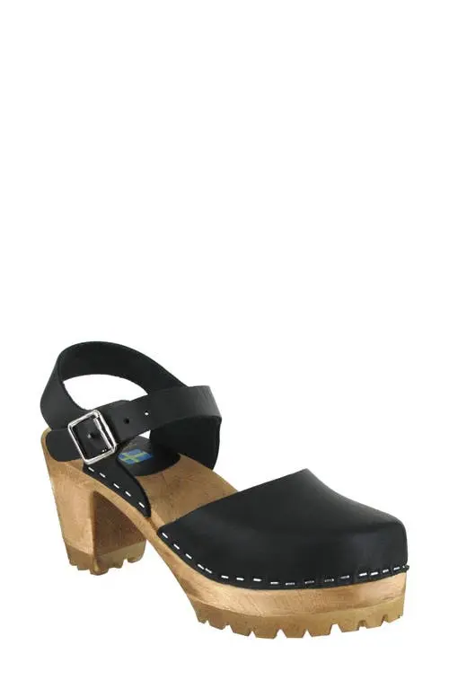 Mia Abba Leather Platform Sandals