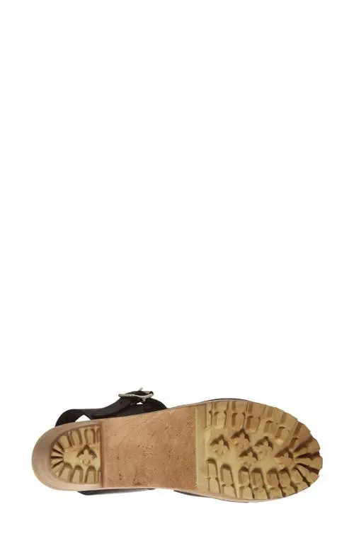 Mia Abba Leather Platform Sandals