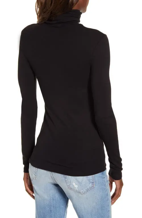 Splendid Classic Turtleneck - Black
