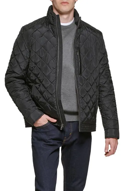 Cole Haan Quilted Jacket - Black