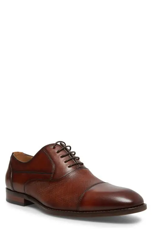 Steve Madden Proctor Cap-toe Derby - Tan Leather