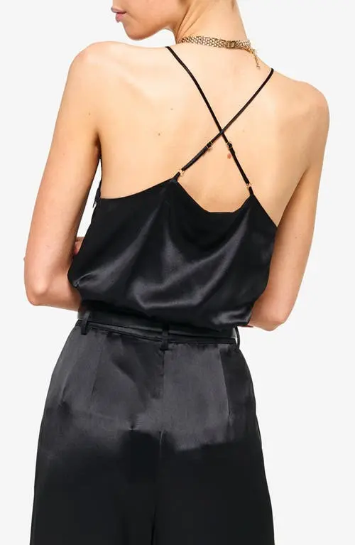 Cami Nyc Everly Silk Camisole - Black