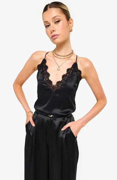 Cami Nyc Everly Silk Camisole - Black