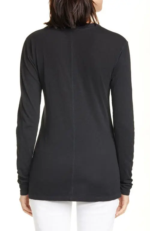 Rag & Bone The Long Sleeve Tee - Black