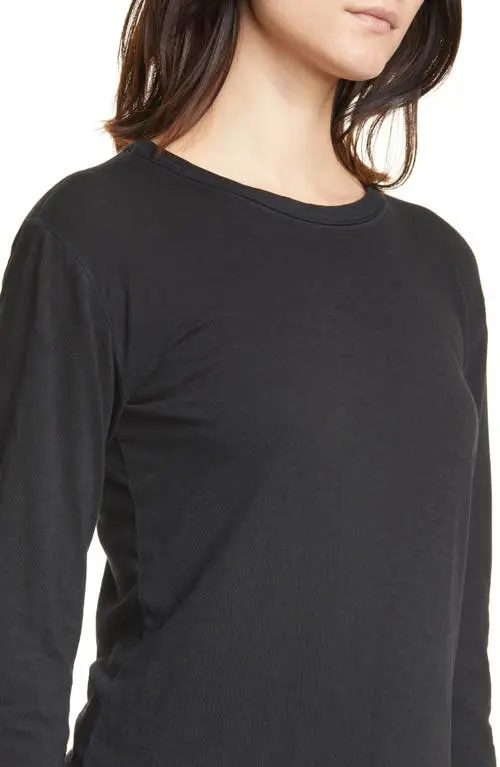 Rag & Bone The Long Sleeve Tee - Black