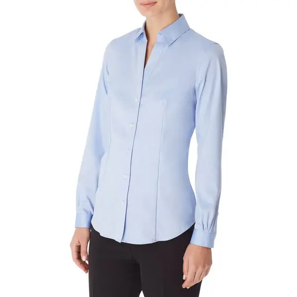 Jones New York Cotton Shirt - Blue