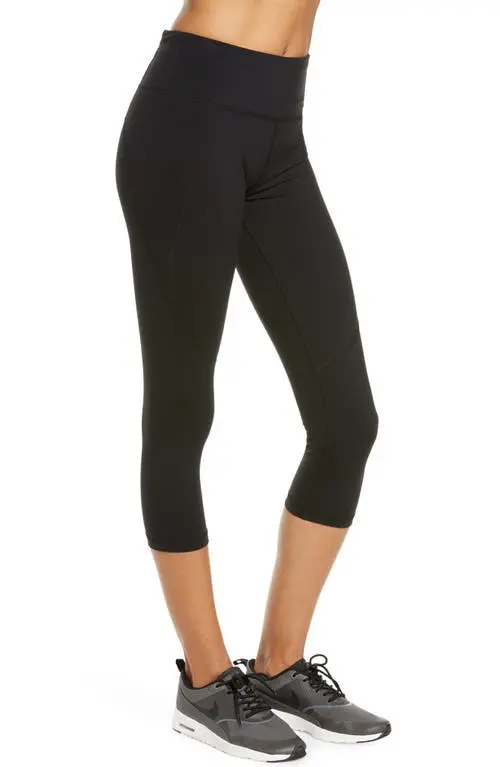 Sweaty Betty Power Workout Crop Pocket Leggings - Black
