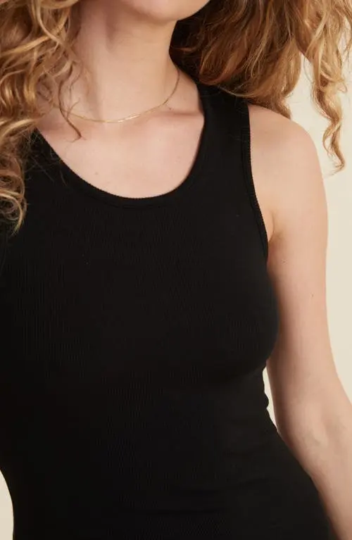 Marine Layer Lexi Midi Dress - Black Infill | Editorialist