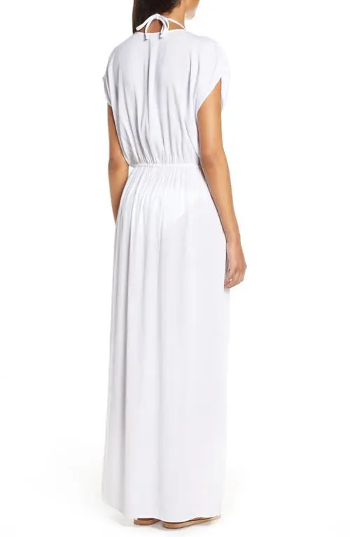 Elan Wrap Maxi Cover-up Dress