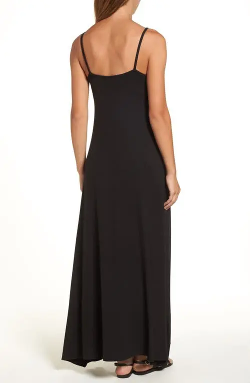 Loveappella Stretch-knit Maxi Dress - Black