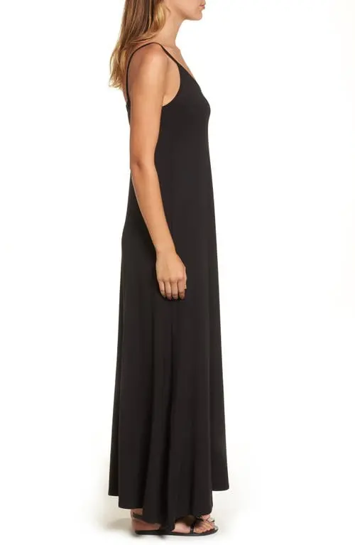 Loveappella Stretch-knit Maxi Dress - Black