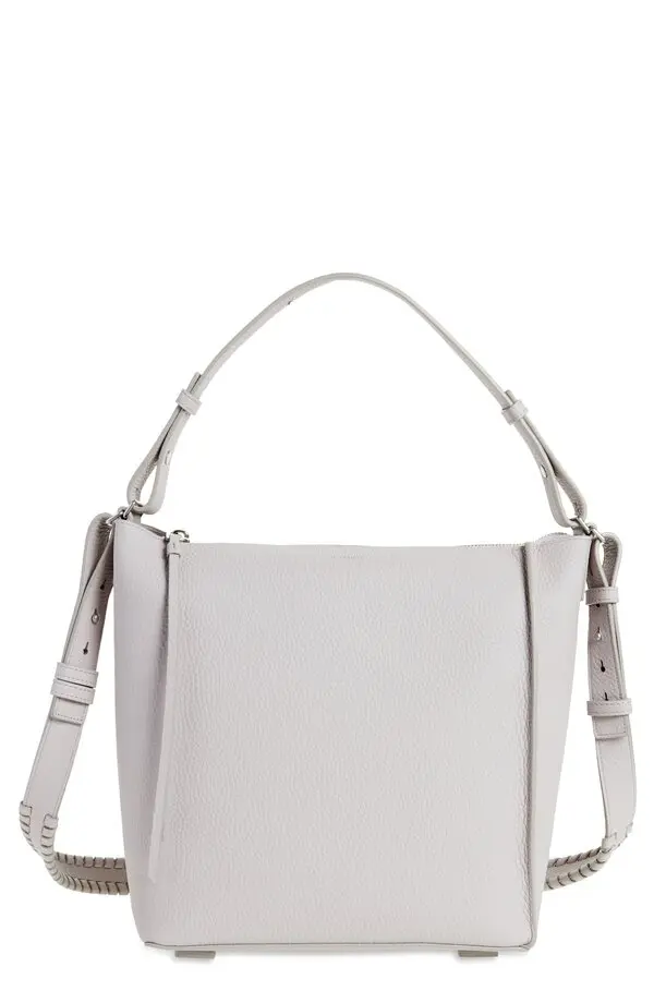 Allsaints Kita Leather Shoulder/Crossbody Bagpurple - Dusty Lilac |  Editorialist