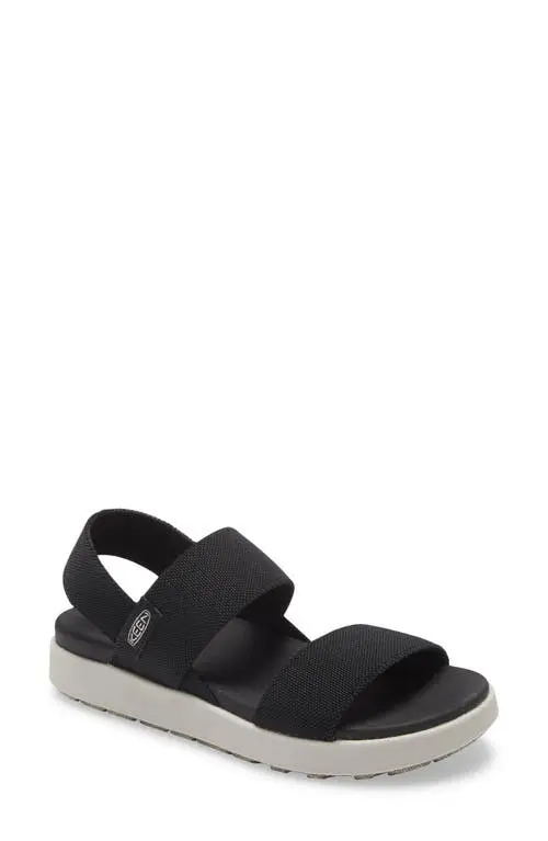 Keen Elle Webbing Strap Sandal - Black