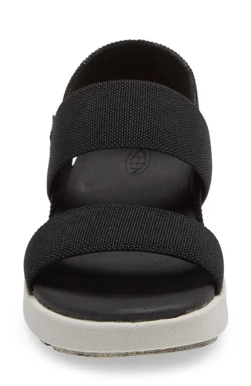 Keen Elle Webbing Strap Sandal - Black