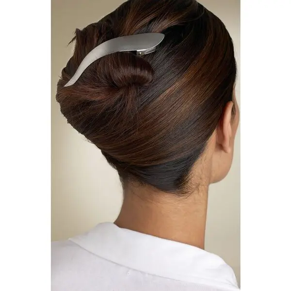 FICCARE Maximas Hair Clip - Matte Silver