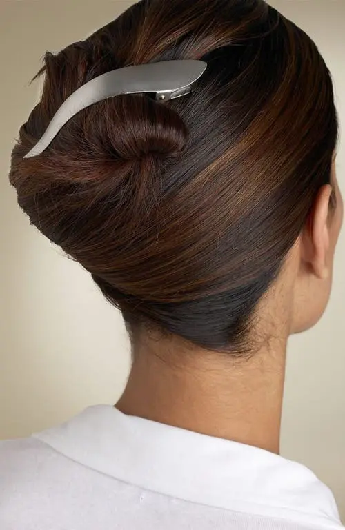 FICCARE Maximas Hair Clip - Matte Silver