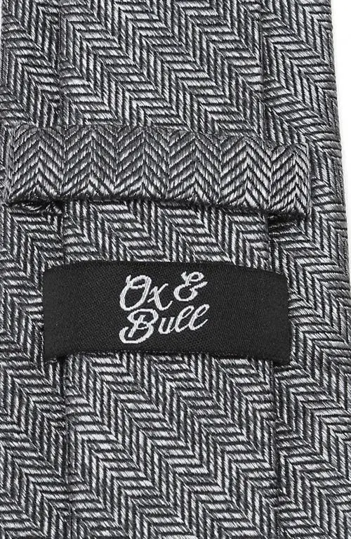 CUFFLINKS, INC. Herringbone Textured Neck Tie