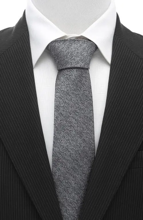 CUFFLINKS, INC. Herringbone Textured Neck Tie